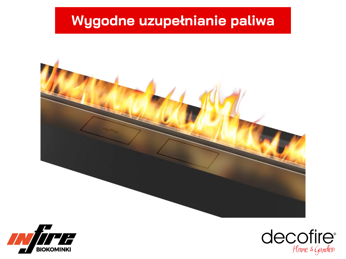 ⭐ Biokominek do zabudowy Infire Etronic Burner 2000